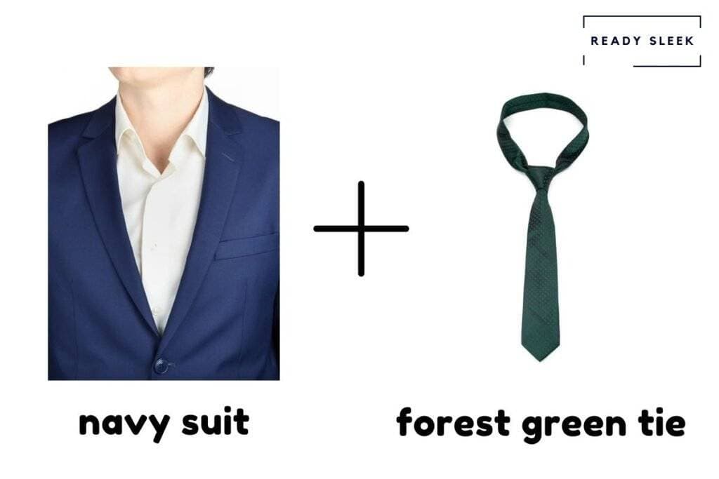 How To Wear A Blue Suit With A Green Tie