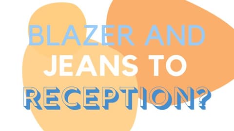 Can You Wear A Blazer With Jeans To A Reception? • Ready Sleek