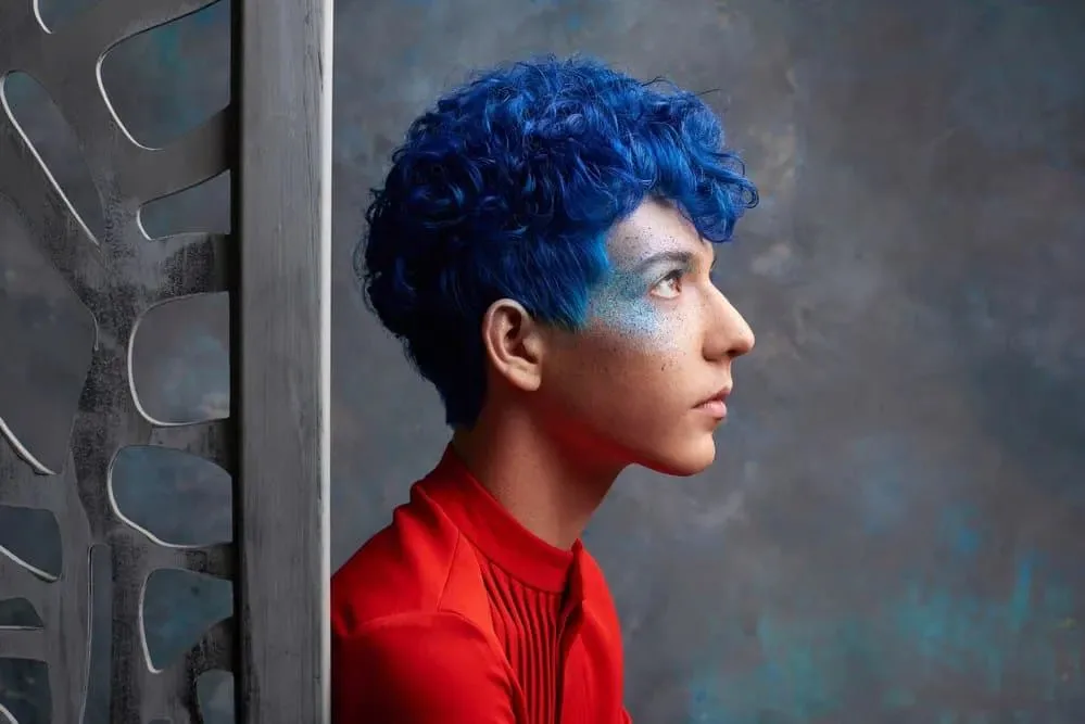 A Man’s Guide To Blue Hair: Dyes And Styles