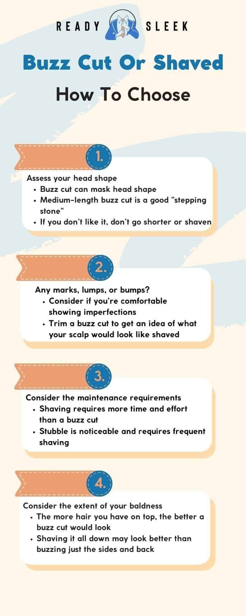 Buzz Cut Or Bald And Shaved Head: How To Choose